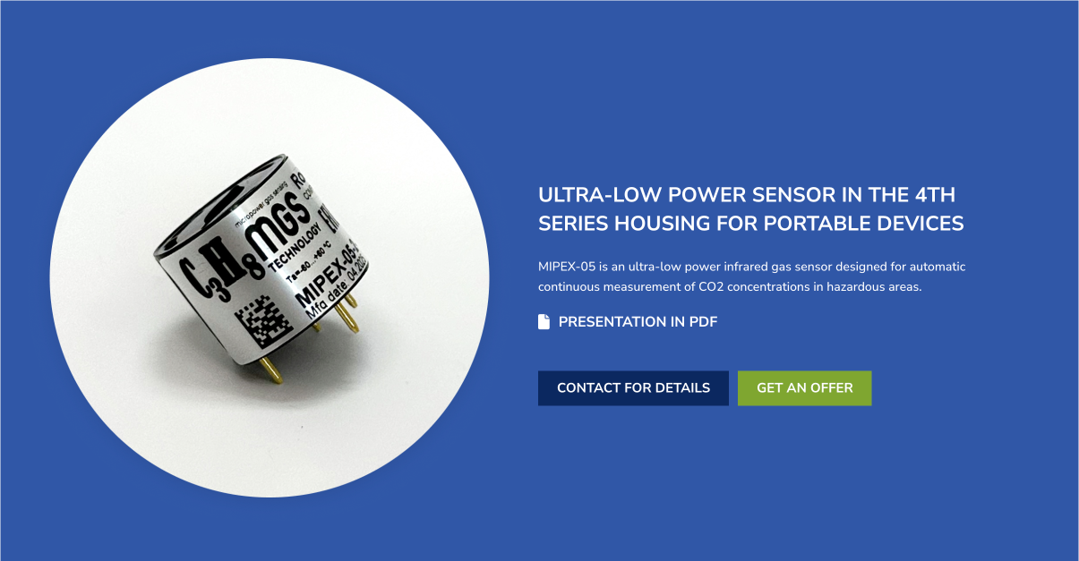MIPEX-05 [CO2] Gas Sensor - MGS Technology