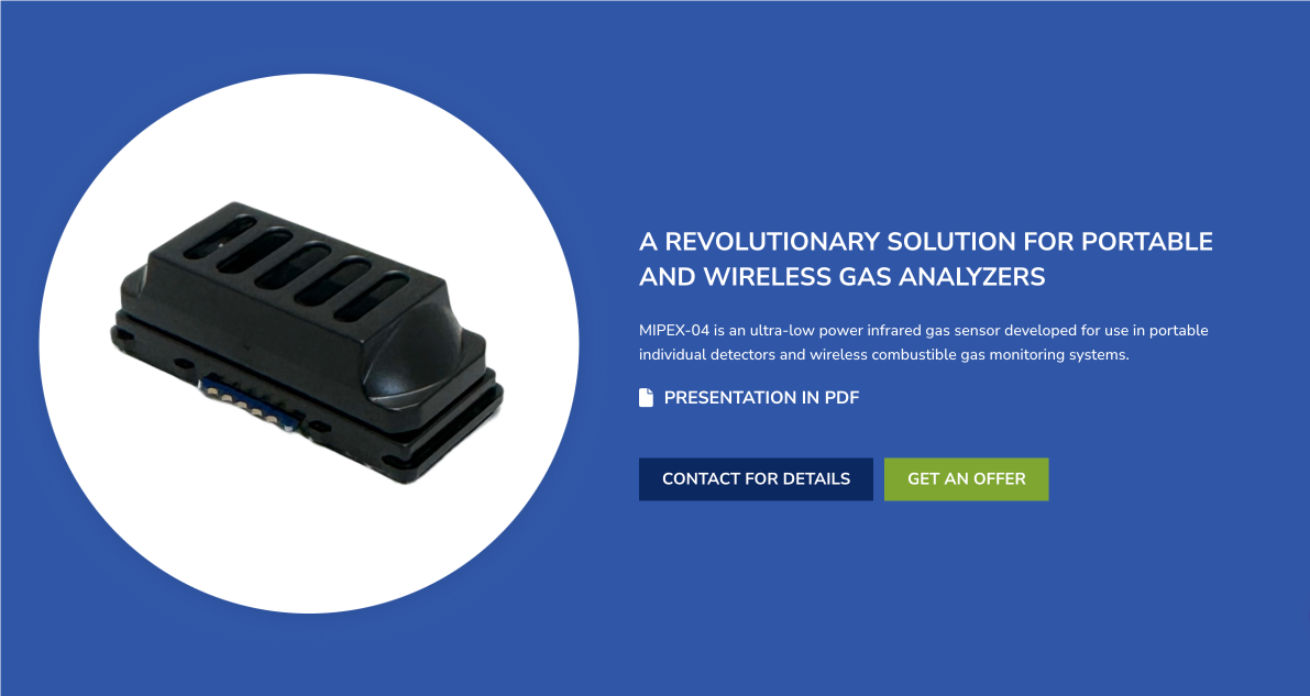 MIPEX-04 [CH4] Gas Sensor - MGS Technology