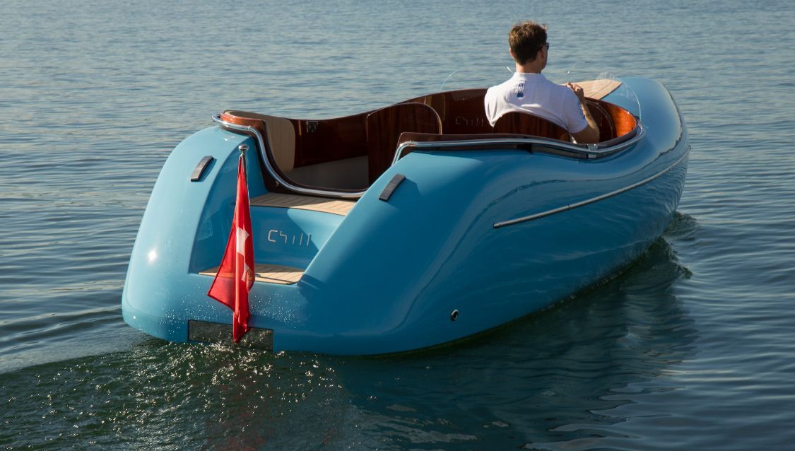 Design-Elektroboot Chill bei PureVolt Yachts