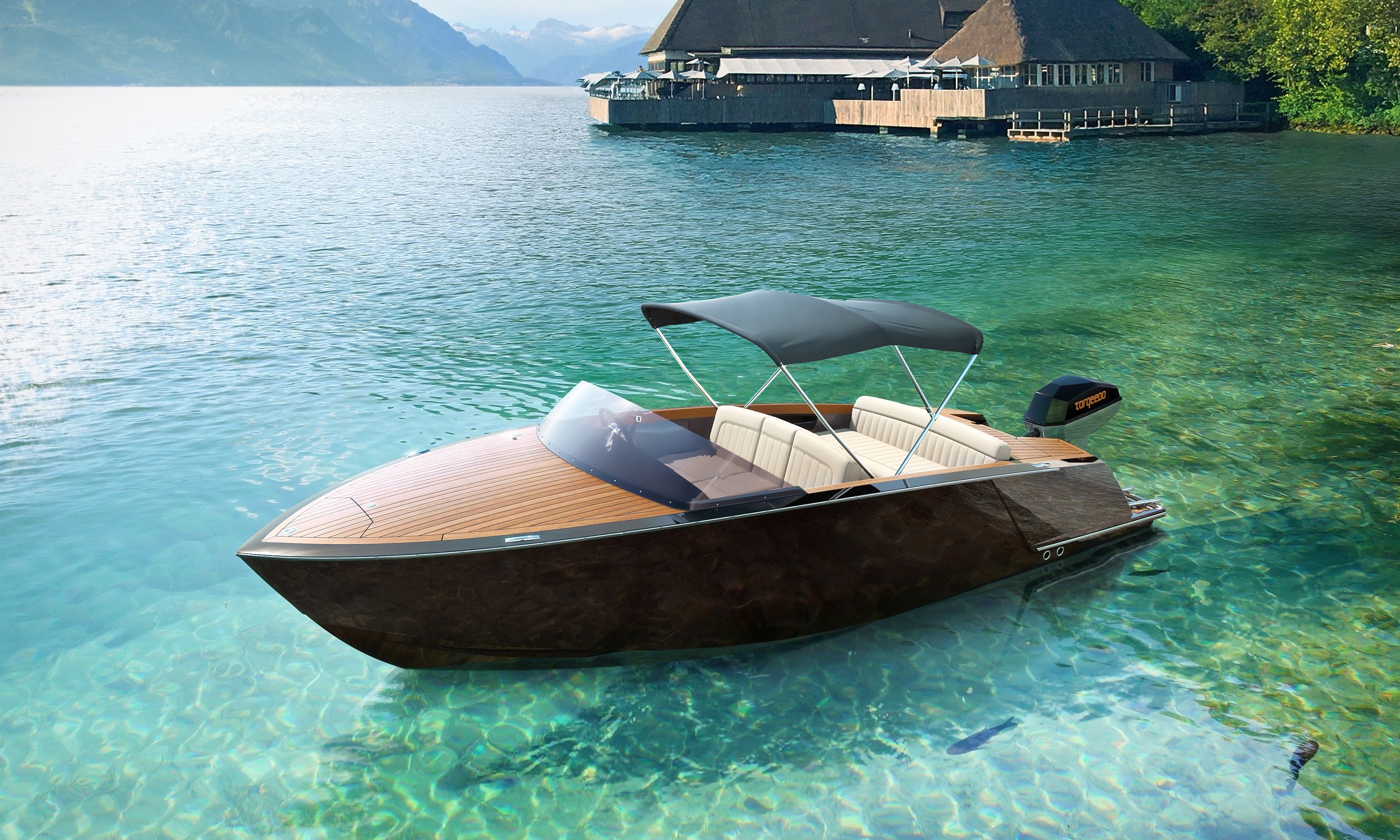 PureVolt Yachts - sportliches Elektroboot kaufen, elektrisches Sportboot